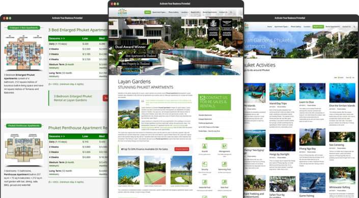 Layan Gardens Project Website Design | Hue Marketing Phuket
